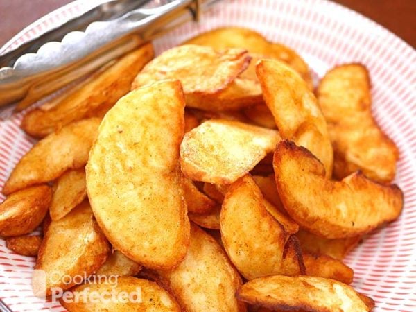 Air Fryer Frozen Potato Wedges - Cooking Perfected