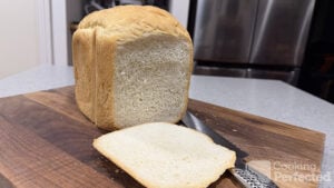 Basic Bread Machine White Loaf - Cooking Perfected